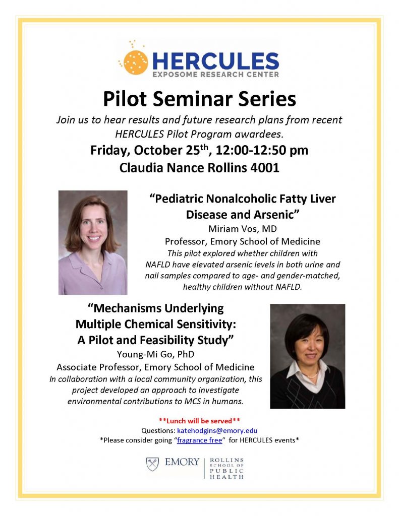 HERCULES Pilots Seminar: Miriam Vos & Young-Mi Go - HERCULES Exposome ...