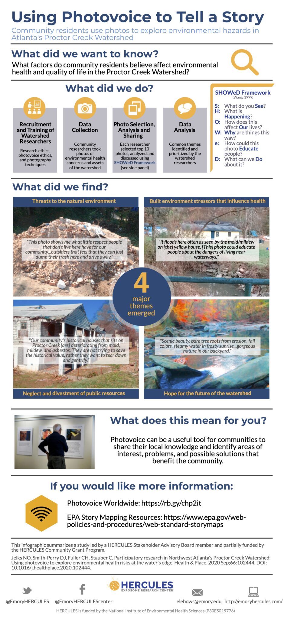 Using Photovoice to Tell a Story - HERCULES Exposome Research Center